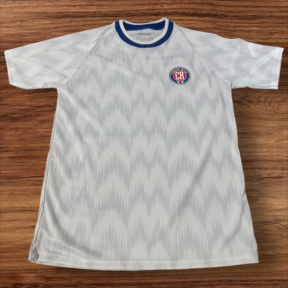 malmanzada | Shirts | Costa Rica Soccer Jersey Mens Gl White Blue ...
